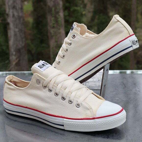 Converse | Shoes | Vintage Converse Chuck Taylor All Star Low Top White ...